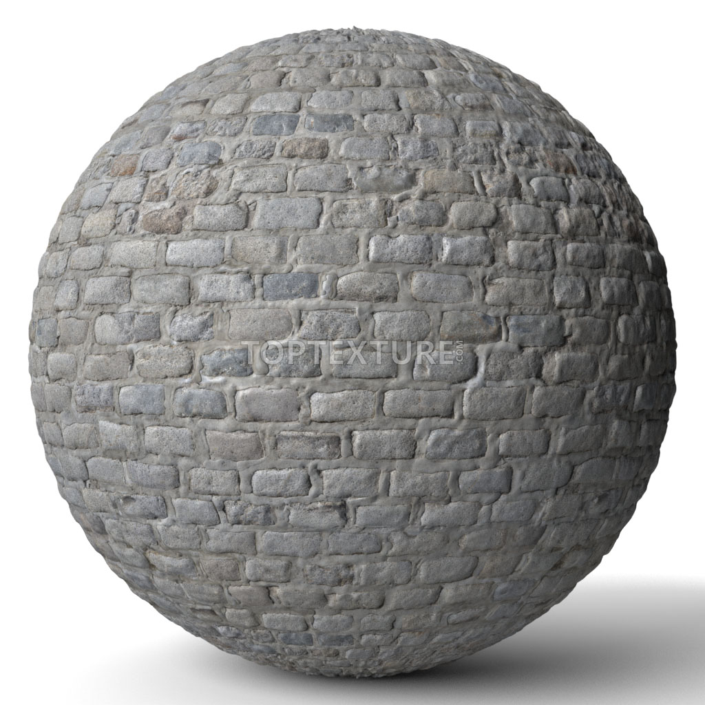 Old Street Cobblestone - Top Texture