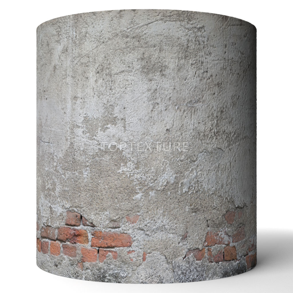 Dirty Ruined Wall Plaster - Top Texture